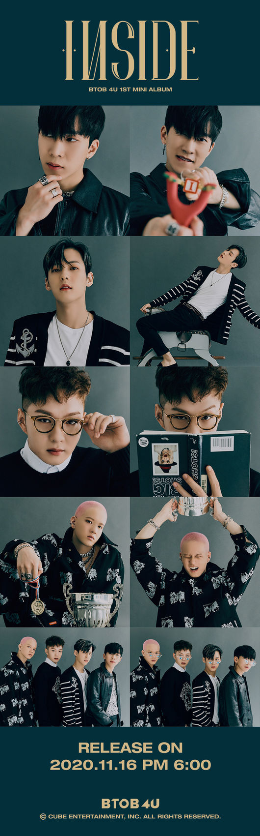 「BTOB 4U」、歴代級ビジュアル…1stミニアルバム「INSIDE」のコンセプトイメージを公開 | K-POP、韓国エンタメニュース、取材レポートならコレポ！