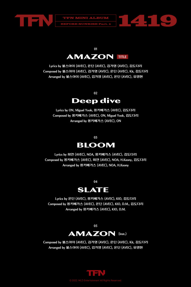 グループ名変更「TFN」、新譜で全員オールラウンダーを証明 | K-POP、韓国エンタメニュース、取材レポートならコレポ！