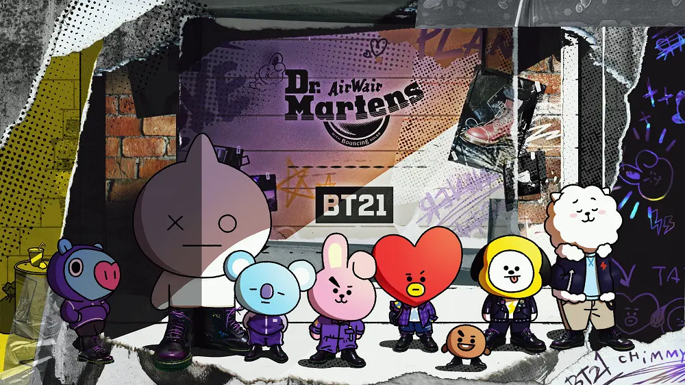 【情報】 DR. MARTENS X BT21 コレクション、新発売 | K-POP、韓国エンタメニュース、取材レポートならコレポ！