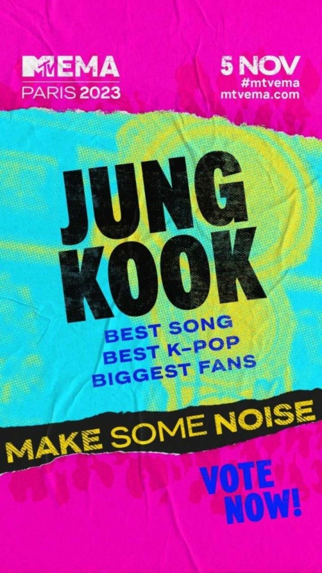 「BTS」JUNG KOOK、「2023 MTV EMA」3部門ノミネートで歴代韓国ソロアーティスト最多！ | K-POP、韓国エンタメニュース、取材レポートならコレポ！