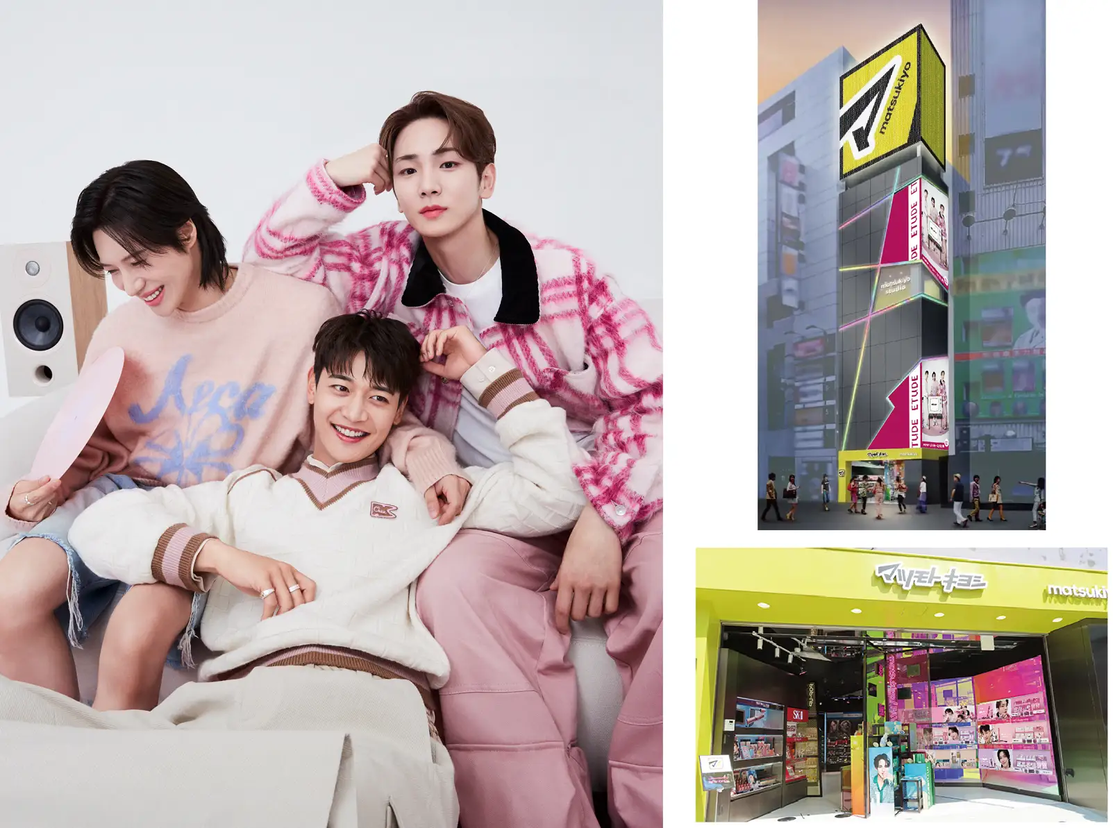 会場では、歴代ミューズSHINeeのディスプレイが皆様をお出迎！『マツモトキヨシ SHIBUYA DOGENZAKA FLAG 』にて ...