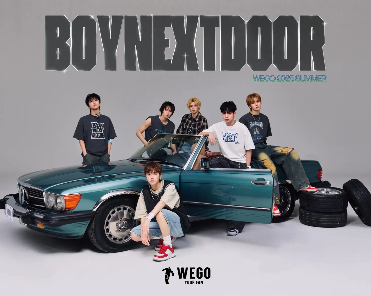 WEGO 2025 SPRING & SUMMER feat. BOYNEXTDOOR夏ビジュアル公開 & 夏オリジナルアイテム発売！ | K-POP、韓国エンタメニュース、取材レポートならコレポ！