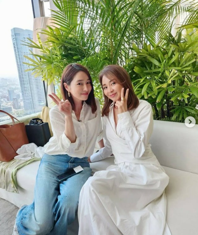 “豪華2ショット”モデルのSHIHO、イ・ミンジョンと会って感嘆…「ナチュラルでとても可愛く美しい方」 | K-POP、韓国エンタメニュース、取材レポートならコレポ！