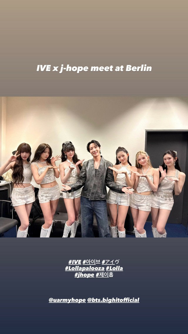 「BTS」J-HOPE、「IVE」とドイツで認証ショット…先輩後輩のほのぼのとした雰囲気 | K-POP、韓国エンタメニュース、取材レポートならコレポ！