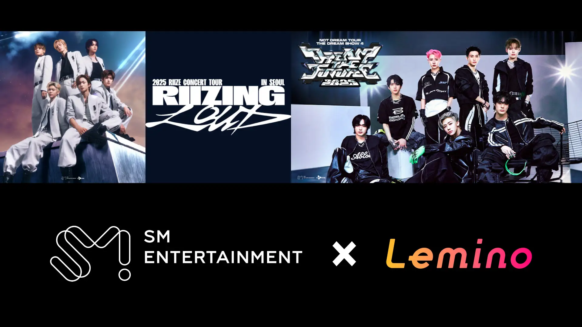 「SM ENTERTAINMENT×Lemino」第1弾！RIIZE、NCT DREAMのライブ映像を「Leminoプレミアム」にて独占配信！ | K-POP、韓国エンタメニュース、取材 ...